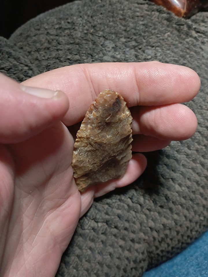 Authentic Colorado Paleo Jasper Agate Clovis Point Indian Arrowhead Artifact | eBay