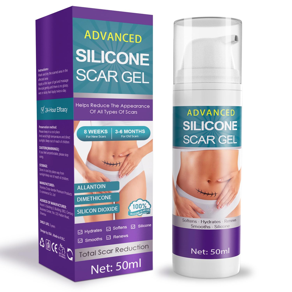 Silicone Scar Cream Scar Gel - Advanced Scar Gel Scar Treatment for ...