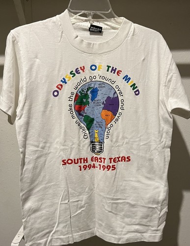 Vintage Odyssey Of The Mind Adult T-Shirt Size Medium - Preowned | eBay