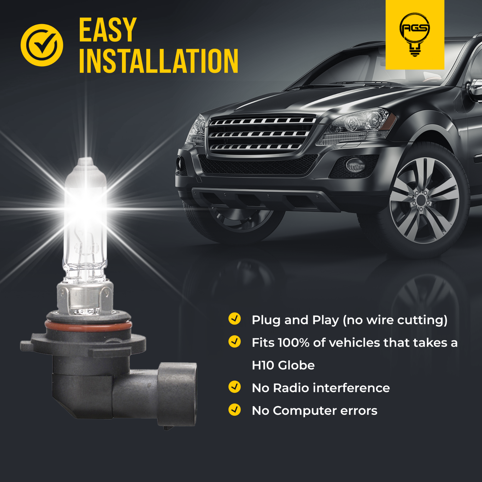 30X AGS Halogen H10 Globe for Subaru Impreza GD Sedan 2000 | eBay Australia