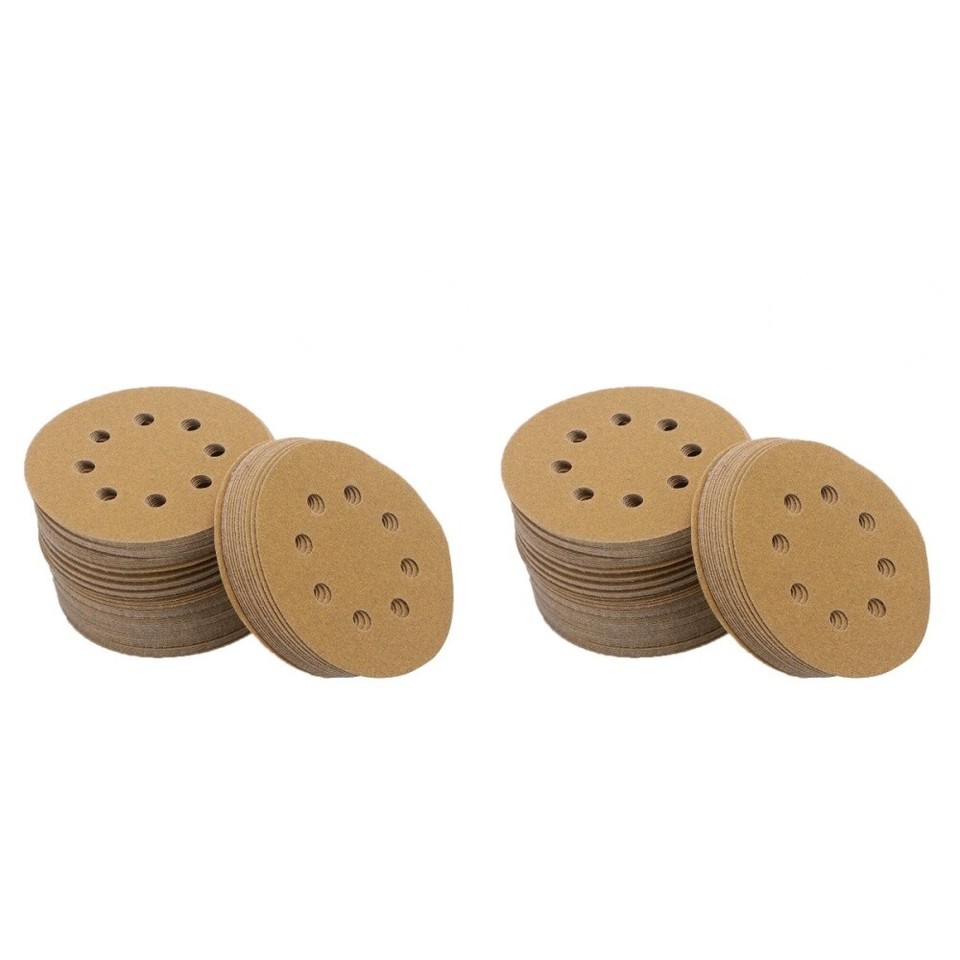 100 PCS Sand Paper Discs Napping Portable Lightweight Sandpaper ...