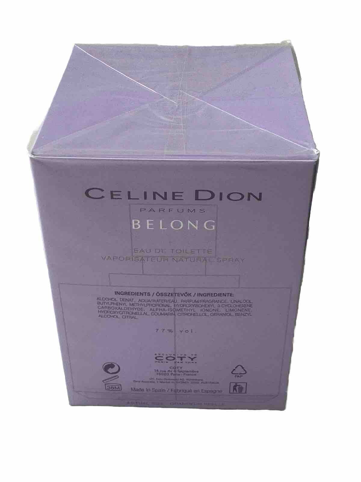 Celine Dion Belong 3.4 fl oz Women's Eau de Toilette for sale online | eBay