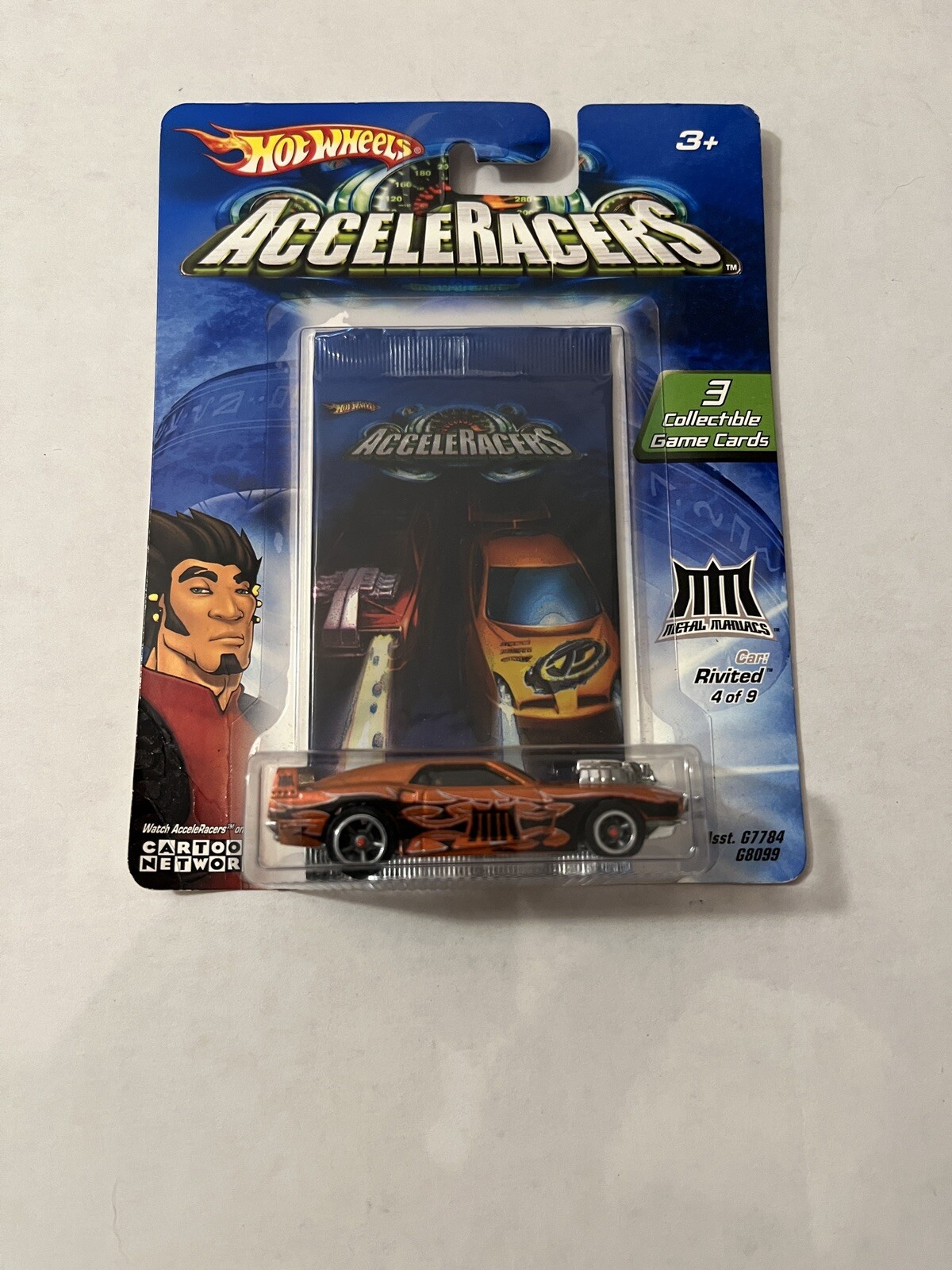 2004 Hot Wheels AcceleRacers: Rivited 4 of 9 with 3 Collectible Game ...