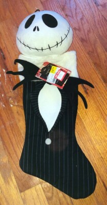 Disney Nightmare Before Christmas Jack Skellington Stocking Plush NBC ...