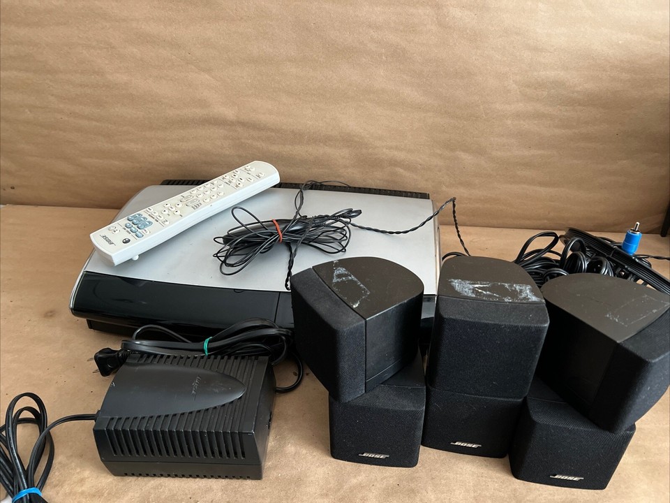 Bose AV28 Media Center Lifestyle 28 DVD/CD Player AC Adapter/Remote 3 ...