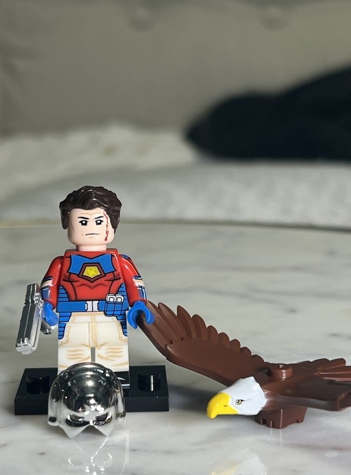 Lego Peacemaker Custom Printed Minifigure DC Comics Bald Eagle | eBay