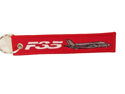 F-35 F35 Flight Tag Keychain Military Embroidered | eBay
