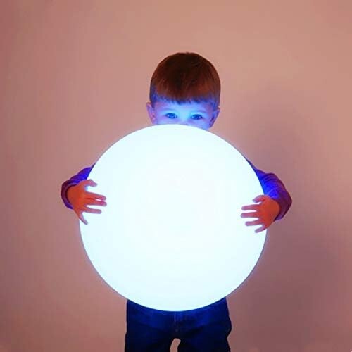 Color-Changing 12-Inch Sphere Light - Wireless, Rechargeable, Remote ...