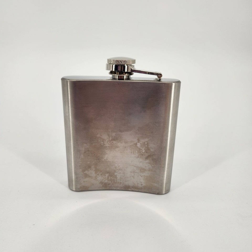 JACK DANIEL'S Tennessee HONEY 6 Ounce HIP POCKET Flask STAINLESS STEEL ...