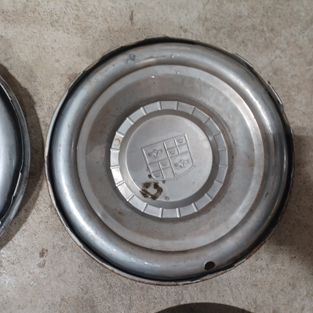 "1956 Studebaker Hub Caps 15"" Wheel Cover Set of 4 | Stainless Steel ...