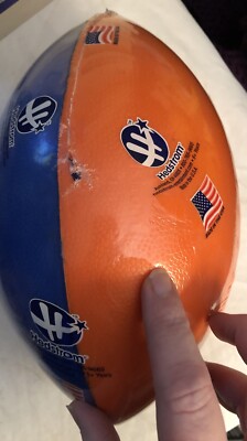 New Sealed Hedstrom Orange &Blue8.5” Foam Football | eBay