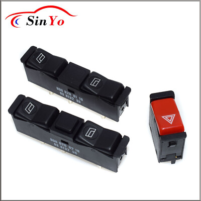 Electric Power Window Switch +Emergency Light Switch for Mercedes W123 ...