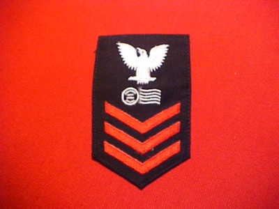 US Navy - Female 1st Class Postal Clerk rating Crow E-6 Serge | eBay