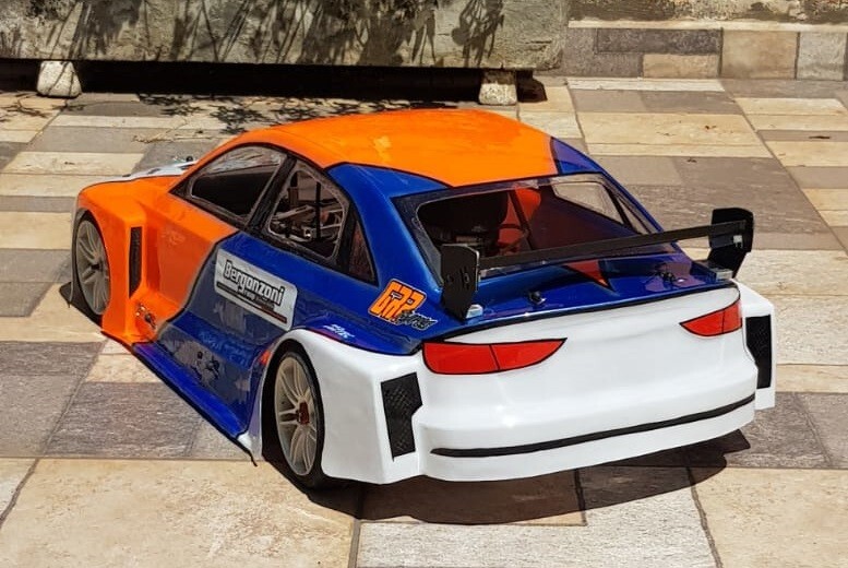 RC Body Sheel 1/5 Audi RS3 LMS for FG 530mm Wheelbase 1.5mm Thk Clear ...