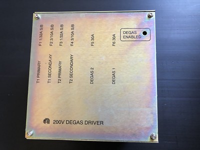 Applied Materials 0010-20697 Dual Degas Driver, Assy. 200V AMAT PVD | eBay