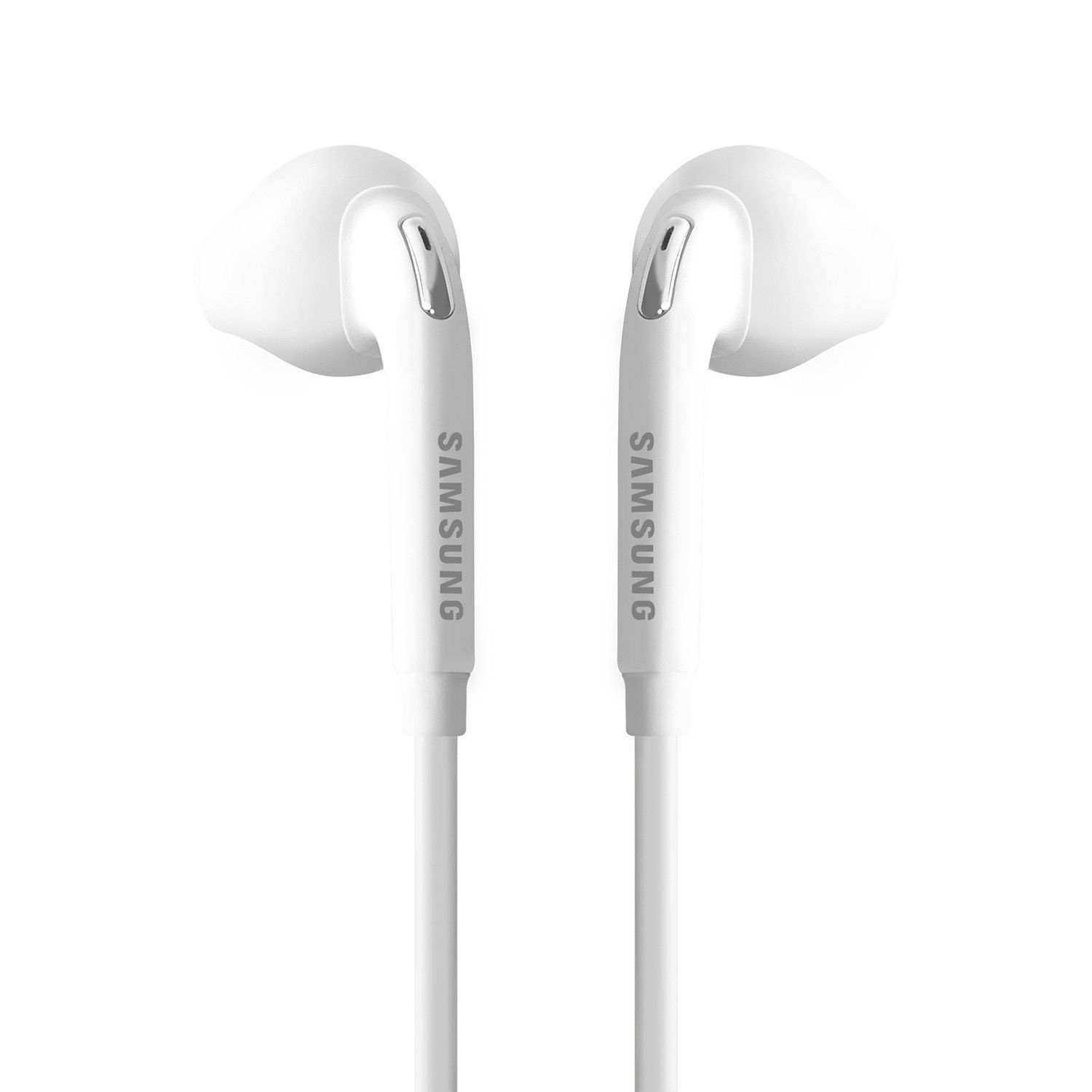 NEW OEM White Original Samsung Galaxy Headset Earphones With Mic s4 s5 ...