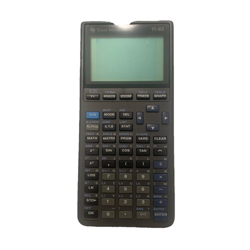 Texas Instruments TI-82 Graphing Calculator W/ Matching Slide Cover ...