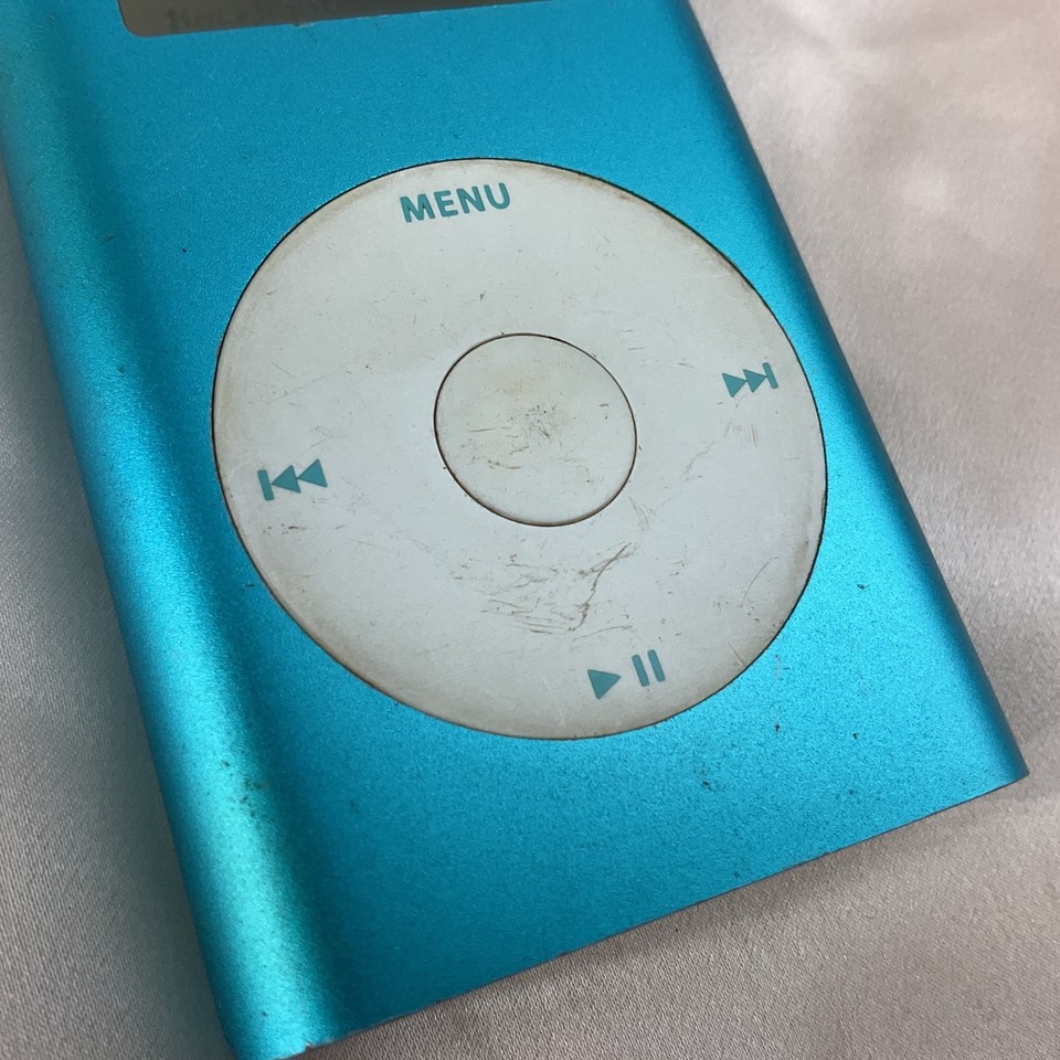 Apple iPod Mini 2nd Generation A1051 Blue 4GB | TESTED (C1) CP#8683 ...