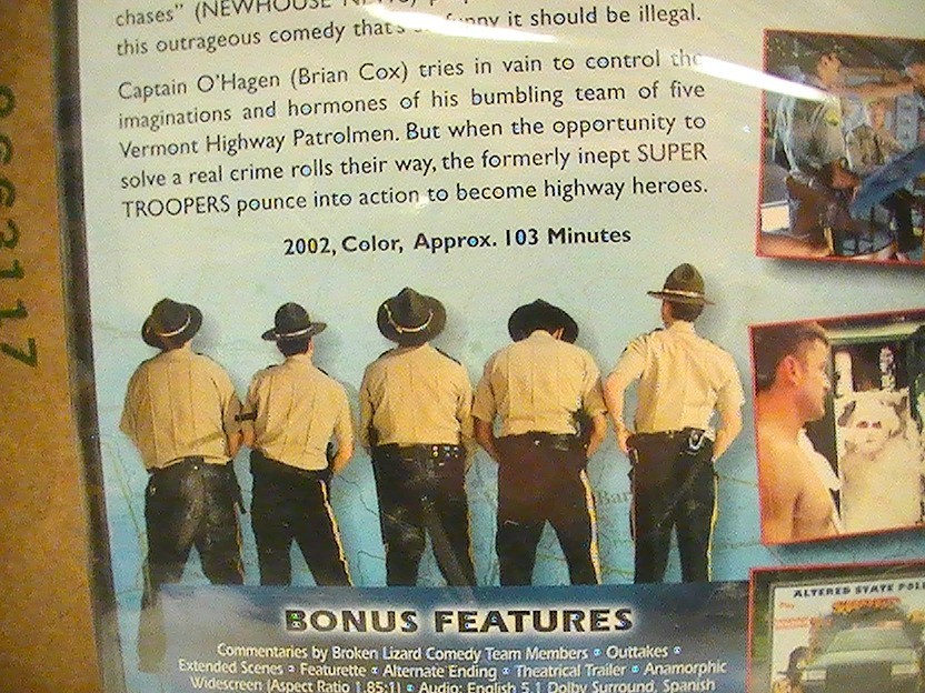 Super Troopers DVD 2002 NEW SEALED Broken Lizard Chandrasekhar Soter ...