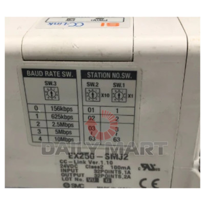 Used & Tested SMC EX250-SMJ2 Solenoid Valve 24VDC 100mA | eBay