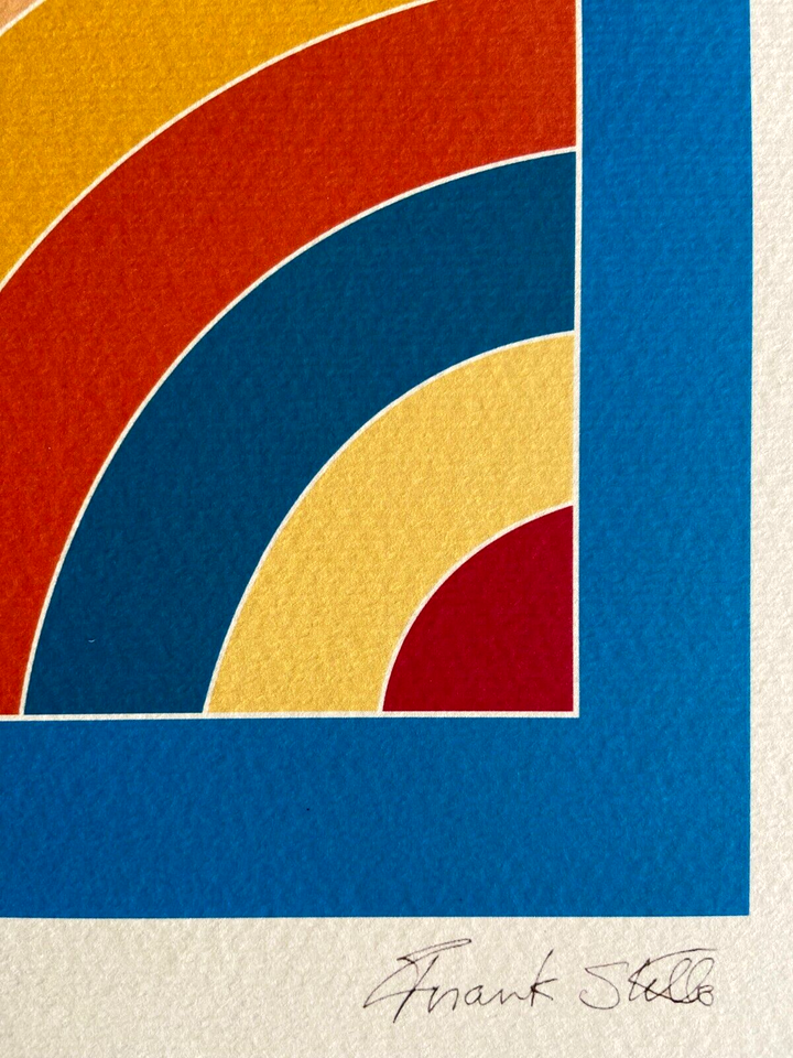 Frank Stella Lithograph COA Original Signed Op Limited Edition [275 Ex ...