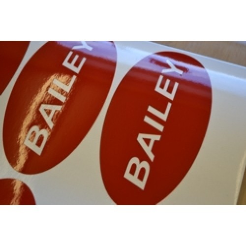 BAILEY (FLAT VINYL) High Reflective Caravan Stickers Decals Graphics ...