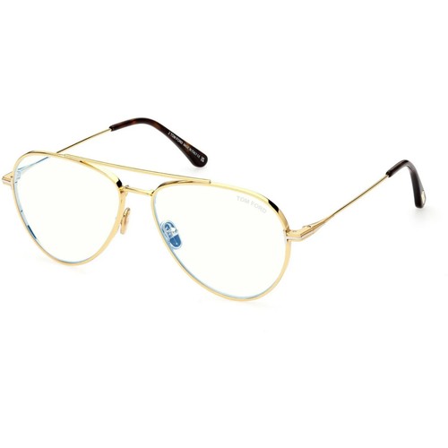 Tom Ford TF5800-B 030 Gold Aviator Metal Eyeglasses Frame 56-15-145 | eBay