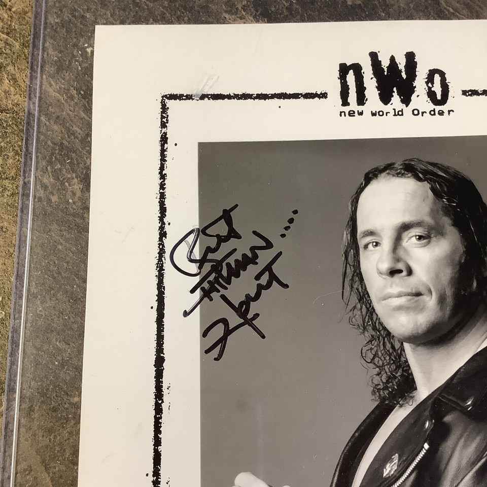 Brett Hart,owen Hart,davey Boy Smith Autographed 8x10 Photo. | eBay