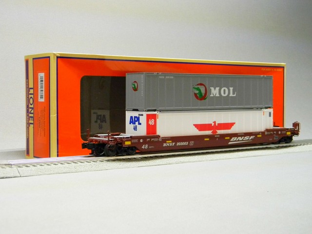 6-84860 BNSF Husky Stack #203003 - Lionel O Scale for sale online | eBay