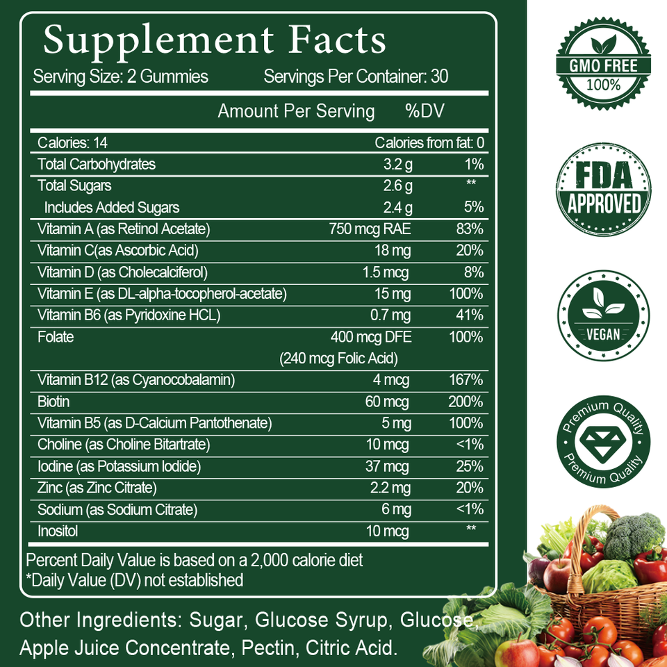 3Pack Fruits and Veggies Supplement Balance of Daily Fruits ...