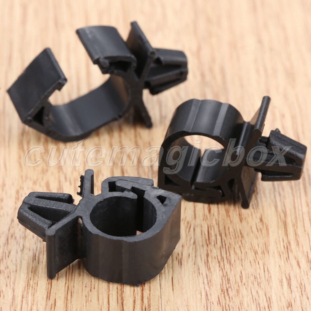 10x Car Wiring Harness Fastener Tie Wire Cable Fixed Clips Wrap Clamp ...