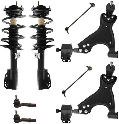 8pc Front Strut Lower Control Arm Sway Bar for Chevy Traverse GMC ...