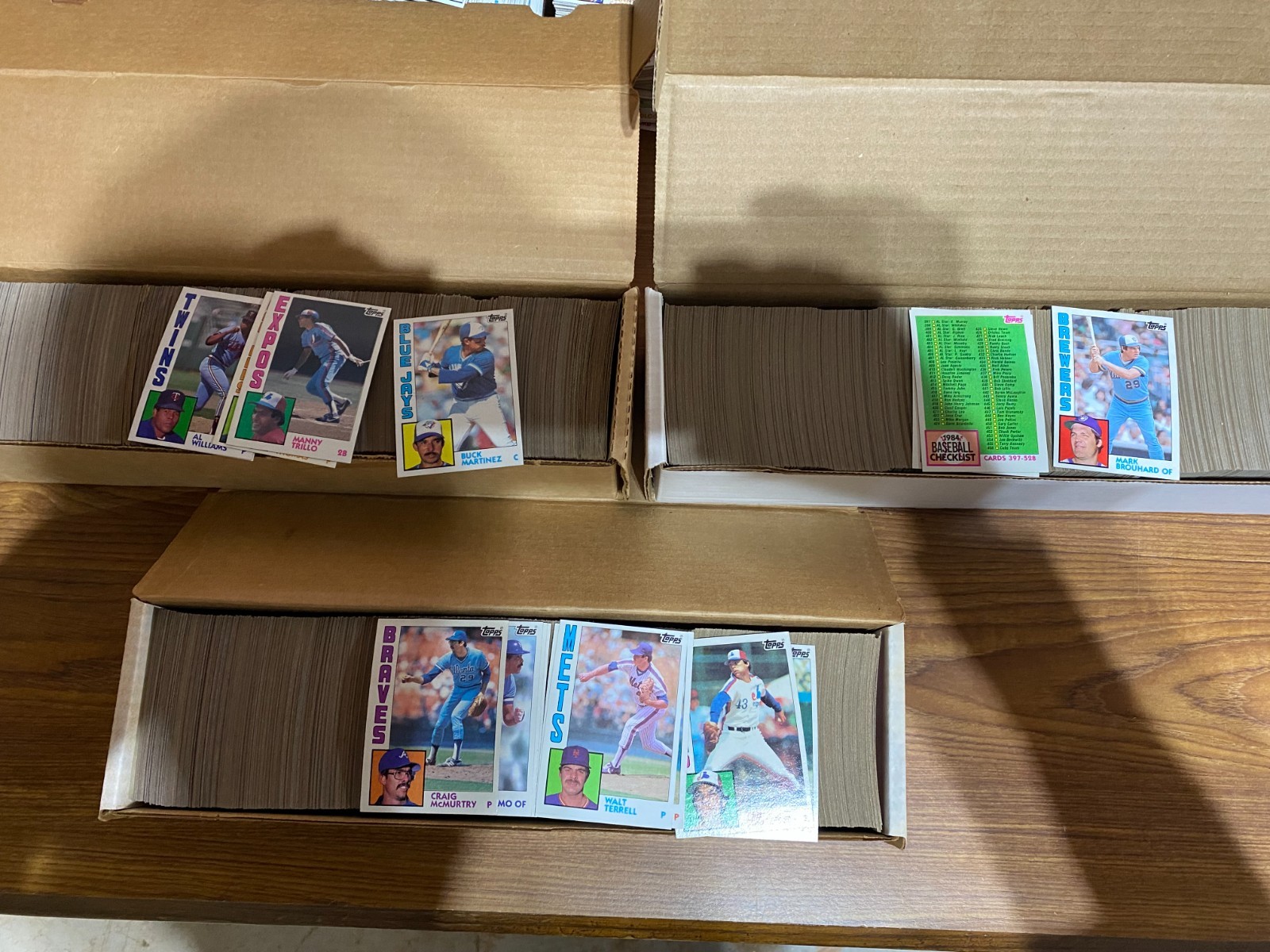 1984 Topps Baseball Card Lot Of 2400 Mid-High Grade | eBay