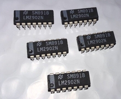 ( 5 PCS ) Motorola LM2902N LM2902 Quadruple Operational Amplifier - NOS ...