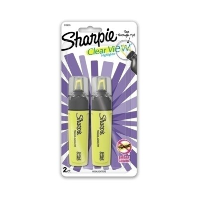 Sharpie C/V Hiltr Stk Yellow Pk2 Box of 6 Yellow 2128221 | eBay Australia