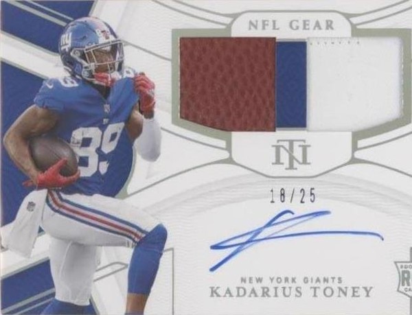 2021 Panini National Treasures - Rookie NFL Gear Signature Combos Holo ...