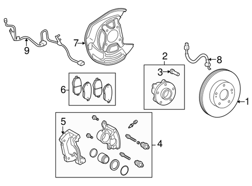 89516-30030 Lexus GS300 IS300 GS OEM Genuine ABS Speedwire Kid Control ...