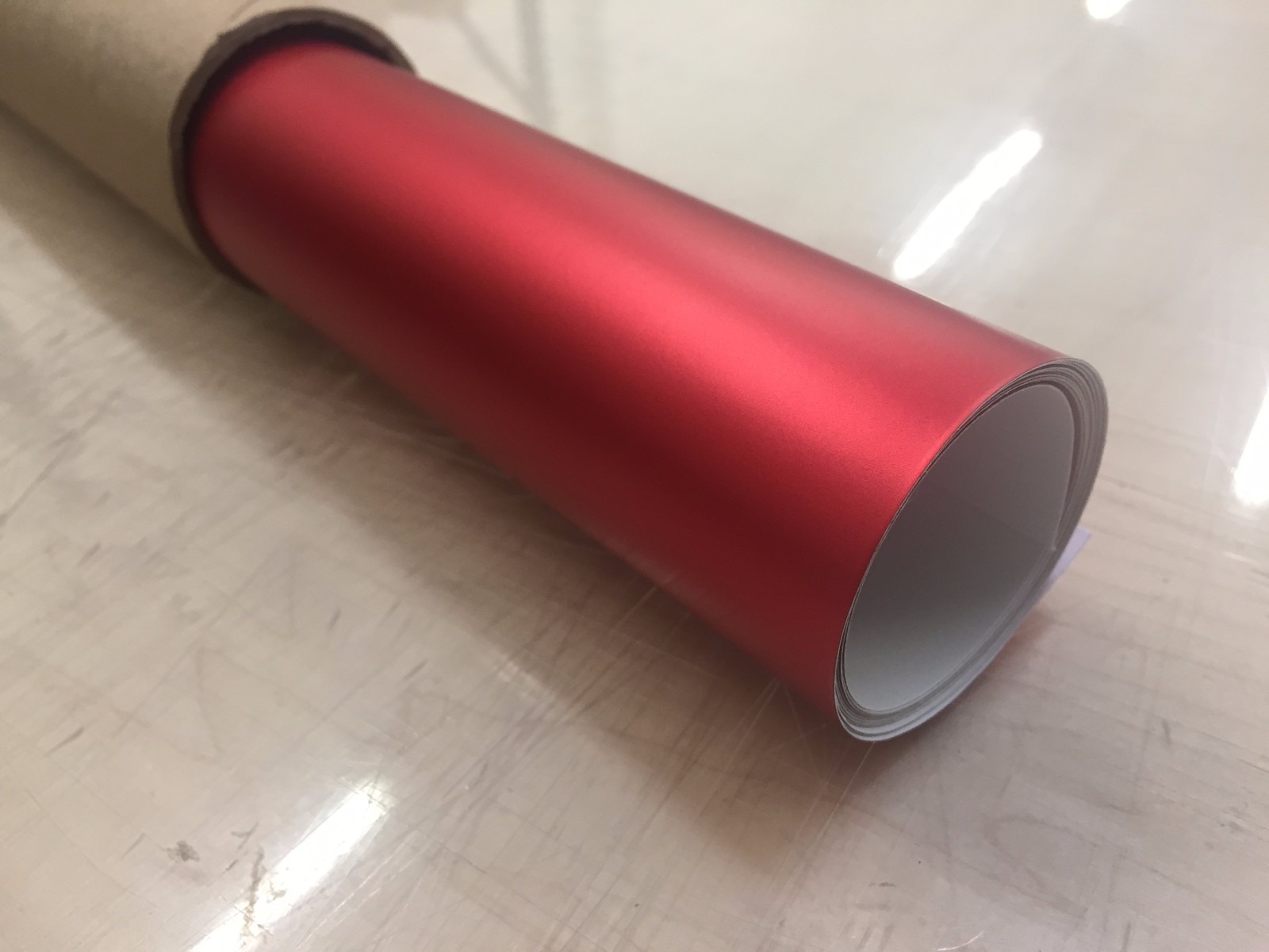 Anodized Red Vinyl Vehicle Auto Car Wrap Film Sticker Decal Sheet Roll ...