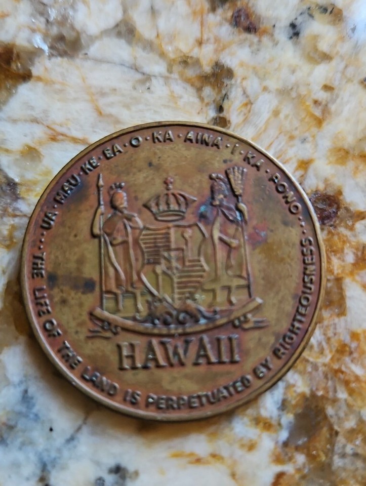 Hawaii Aloha Dollar Token 1758-1819 1 1/2 Inches Round | eBay