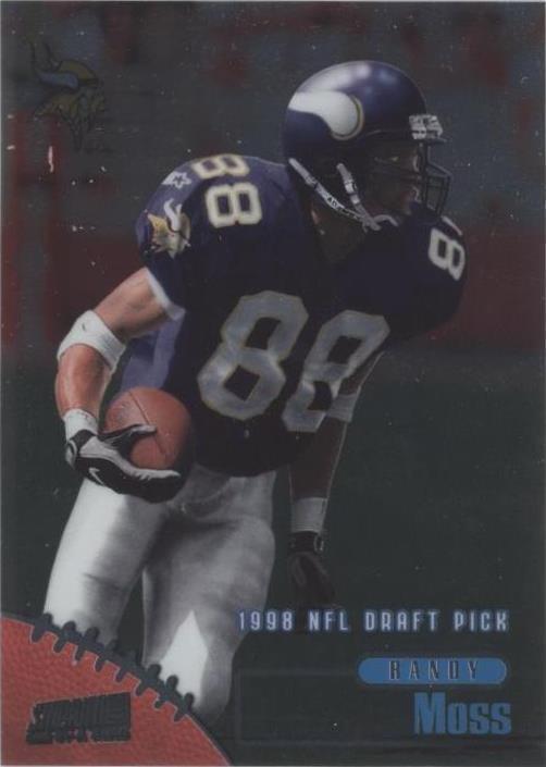 1998 Topps Stadium Club - 1998 NFL Draft Pick Randy Moss #189 One of a Kind /150 (RC) for sale ...