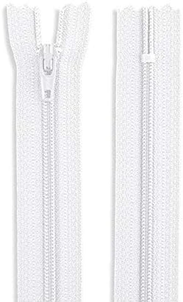30" Nylon Coil Pant Skirt Dress Zipper White 30 Inch Zip for Sewing ...
