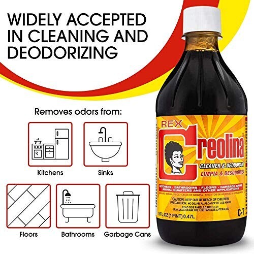 Rex Creolina 16oz Concentrate Multi Purpose Deodorant Indoor Home ...