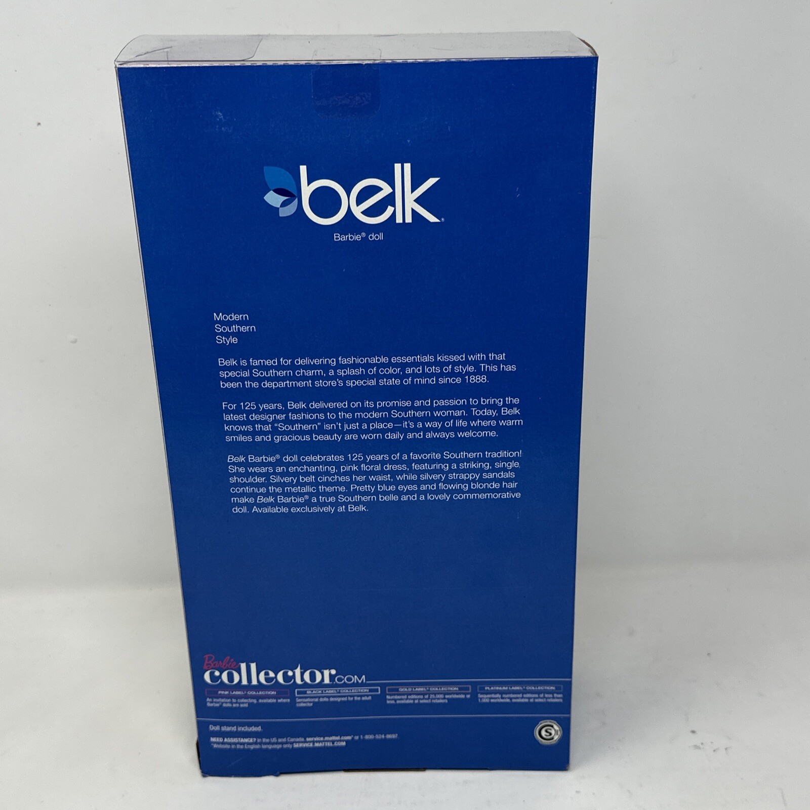 Barbie Belk 125 Years Pink Label Collection Doll 2012 X8248 Model Muse ...