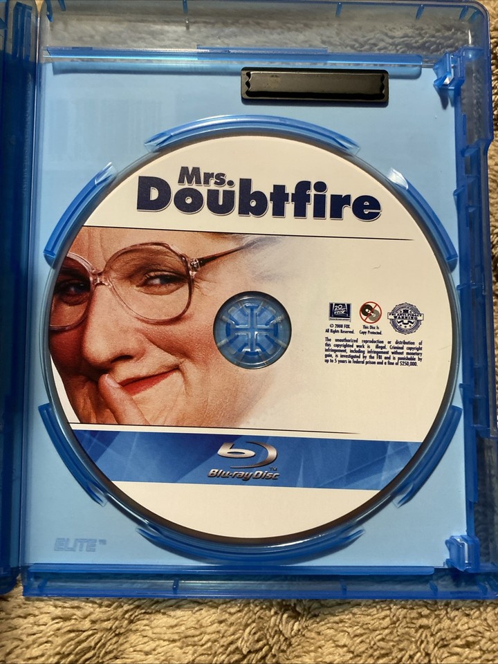 Mrs. Doubtfire (Blu-ray Disc, 1993, Widescreen) Robin Williams Ultra ...