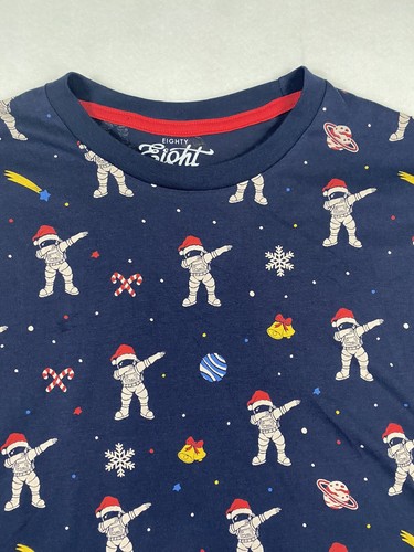 Eighty Eight Brand Men's T-shirt size Large Blue Graphic astronaut | eBay