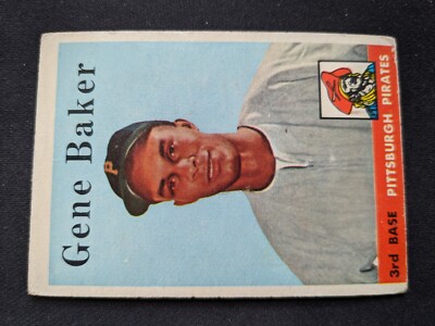 1958 Topps Baseball Card # 358 Gene Baker - Pittsburgh Pirates (VG) | eBay