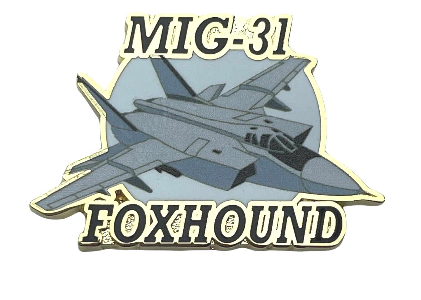 USSR Mig-31 Foxhound Fighter Jet Plane 1 1/2 inch pin EE62712 F6D32K | eBay