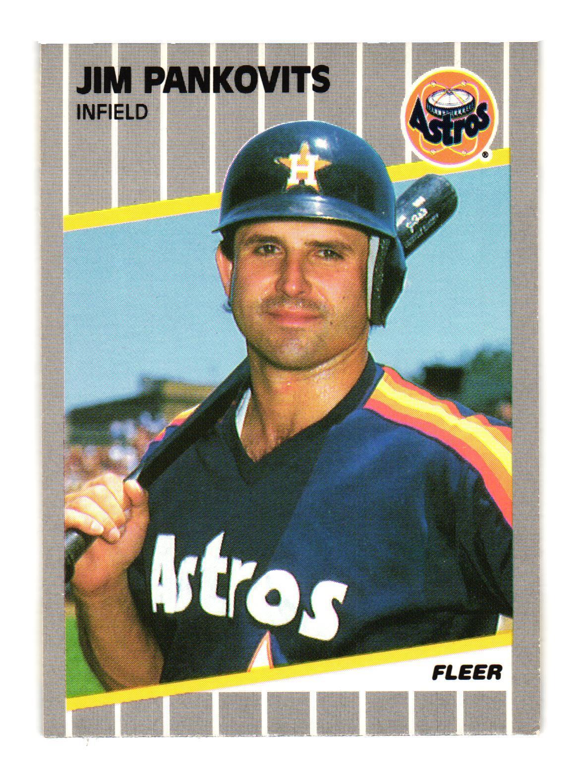 1989 Fleer #363 Jim Pankovits Houston Astros | eBay