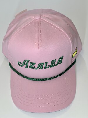 Masters Azalea golf Hat pink with rope snapback 2024 Masters pga new | eBay