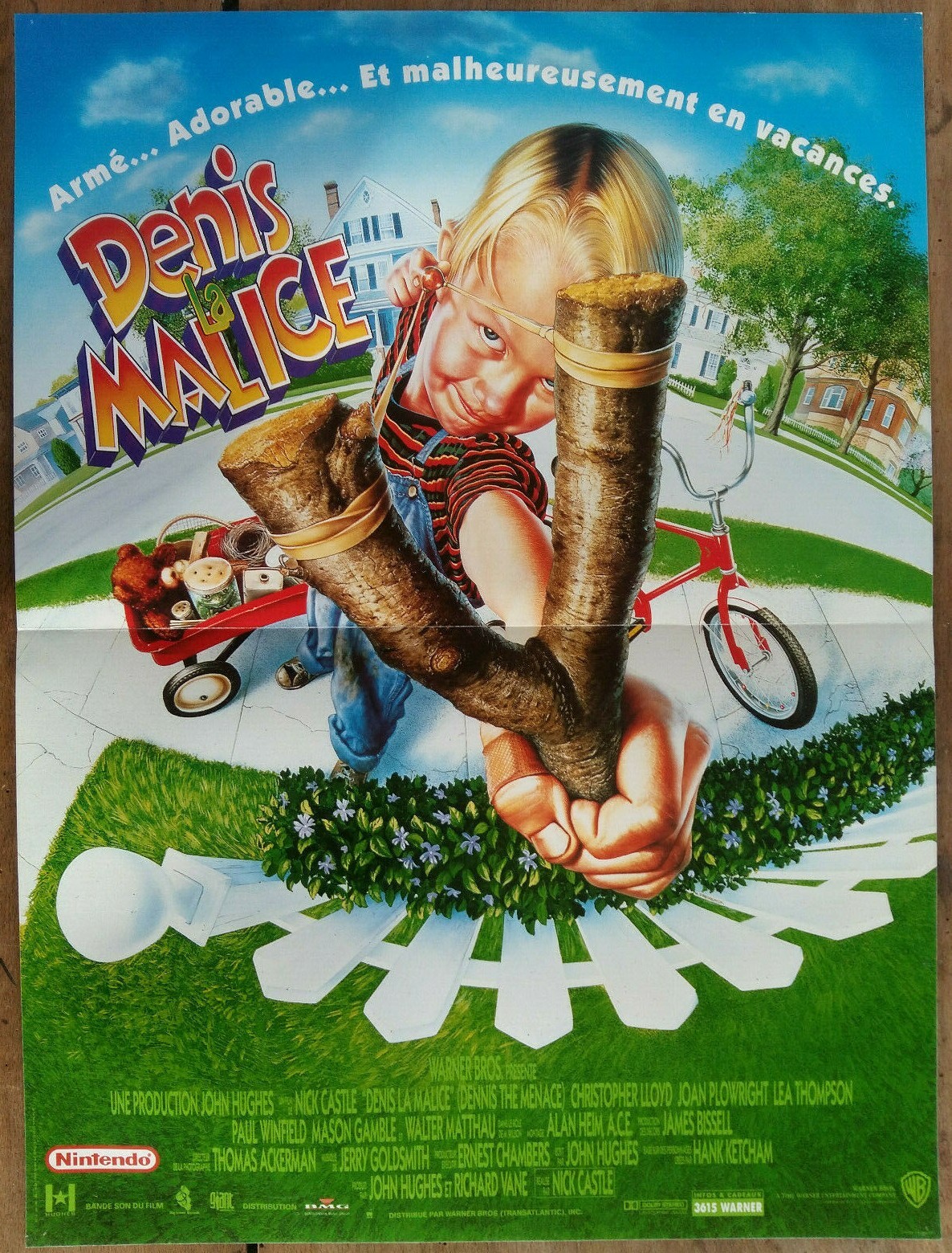 Denis La Malice Poster Nick Castle Christopher LLOYD 40X60Cm | eBay